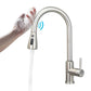 Modern Kitchen Sink Faucet Swivel Spout High Arch Touch Sensor with ...