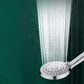 Contemporary Handheld Shower Head High Flow 5-Spray Patterns Wall-Mount ...