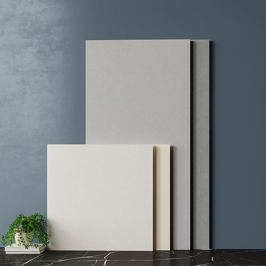 Solid Color Singular Tile Modern Matte Rectangular Floor Tile - Clearhalo