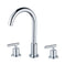 Contemporary Widespread Sink Faucet Plain High Arc Wide Spread Bathroom ...