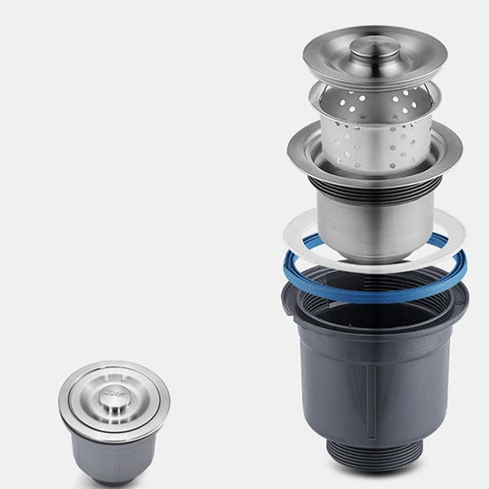 Scratch Resistant Kitchen Sink Double Bowl Stainless Steel Square Top ...