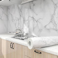 Modern Backsplash Tile Waterproof Marble Print Peel and Stick ...