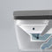 Modern Floor Mount Flush Toilet Heated Seat Included Toilet Bowl for ...