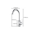 Stainless Steel Kitchen Faucet High Arch Standard Kitchen Faucet with ...