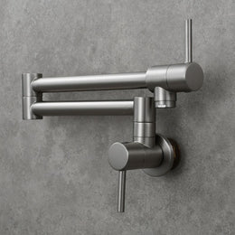 1-Handle Faucet 1-Hole Touchless Single Level Low Profile Pot Filler ...