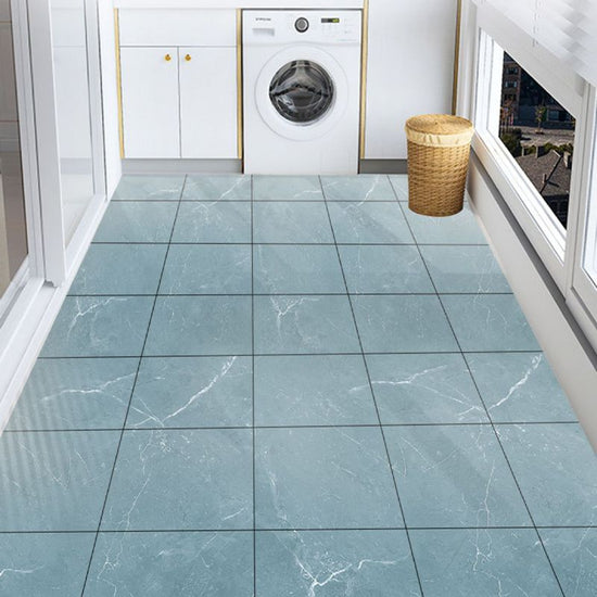 Peel & Stick Vinyl Flooring Smooth Vinyl Flooring with Marble Look ...