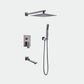 Modern Shower System Brass Adjustable Shower Head Temperature Control ...