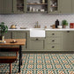 Green Vintage Pattern Wall Tiles Natural Stone Rectangular Tiles ...