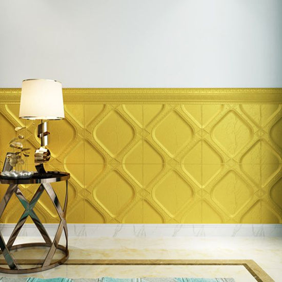 Modern Tin Backsplash Paneling Smooth Styrofoam Wall Ceiling - Clearhalo