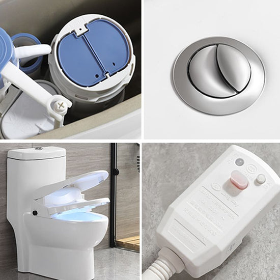 Kids Elongated All-in-One Bidet Ceramic Smart Toilet Bidet with Heated ...
