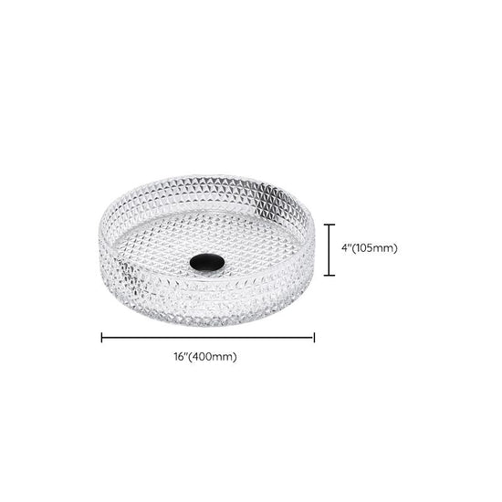 Modern Clear Wash Stand Glass Trough Bathroom Sink for Bathroom - Clearhalo