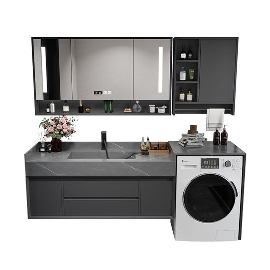 Modern Sink Vanity Wall Mount Vanity Cabinet with Mirror (Not Include ...