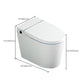 Contemporary White Flush Toilet Heated Seat Included Toilet Bowl for ...