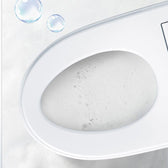 Contemporary Ceramic Flush Toilet Heated Seat Included Toilet Bowl for ...