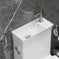 Modern Flush Toilet Left Side One-Piece Toilet with Slow Close Seat ...