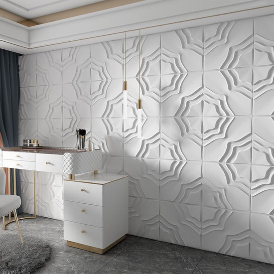 Modern Square Wall Paneling Peel and Stick Texture Pattern Wall ...