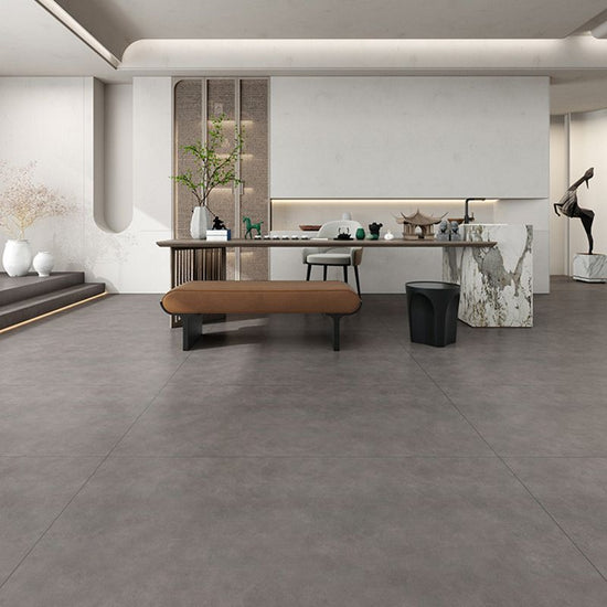 Solid Color Rectangle Floor Tile Straight Edge Indoor Floor Tile ...