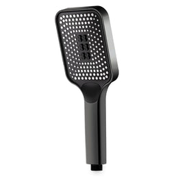 Contemporary Square Handheld Shower Head 3 Setting Spray Head - Clearhalo