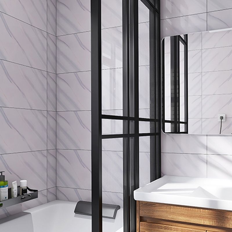 Modern Bathroom Wall Tile Peel and Stick Waterproof Imitation Ceramic ...