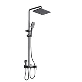 Modern Shower System Push Button Handle Wall Mounted Shower Head Combo ...