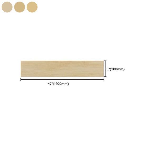 Wooden Effect Floor Tile Scratch Resistant Rectangle Straight Edge ...