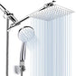 Square Dual Shower Head Traditional Wall Mounted Metal Dual Shower Head ...