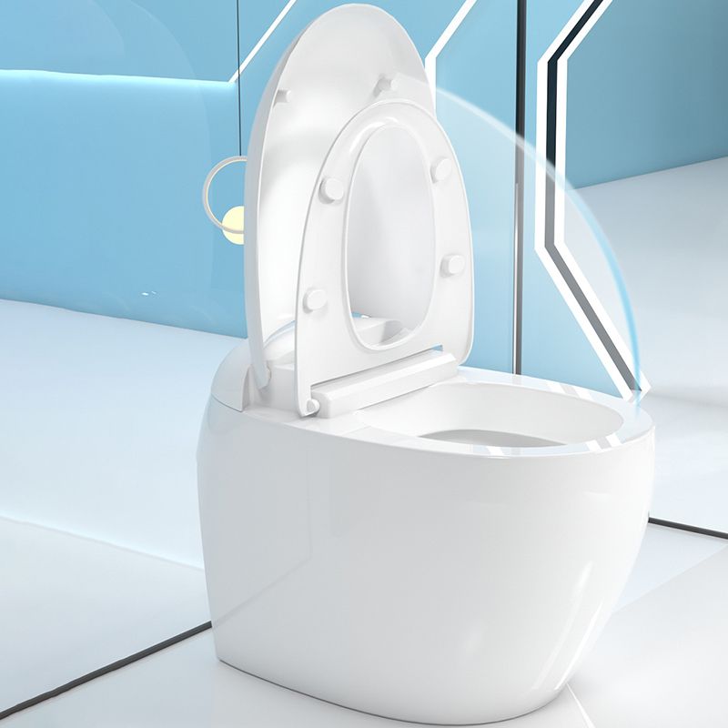Modern Polished Finish Ceramic Toilet Indoor All-In-One Toilet Bowl ...
