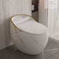 Concealed Tank Toilet Modern Siphon Jet One-Piece Toilet with Slow ...