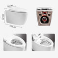 Wall Mount Flush Toilet Single Flush Modern One-Piece Toilet Urine ...