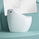 Modern Ceramic Flush Toilet One Piece Toilet Bowl for Washroom - Clearhalo
