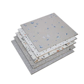 23.6" X 23.6" Square Floor Tile Straight Edge Texture Design Floor Tile ...