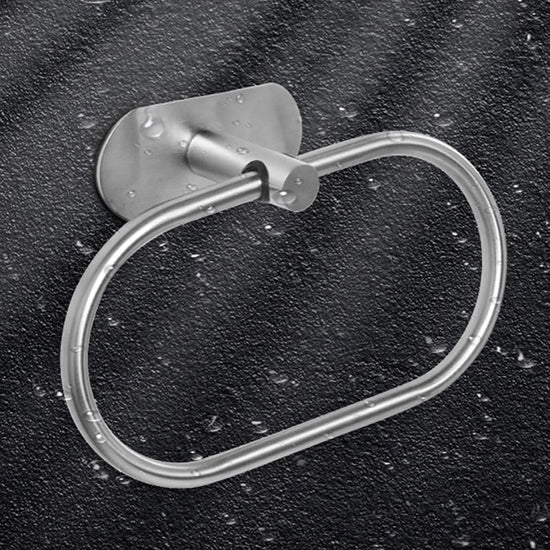 Stainless Steel Bath Hardware Set Modern Simple Bathroom Set - Clearhalo