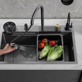 Modern Kitchen Sink Stainless Rectangular Faucet Kitchen Sink - Clearhalo