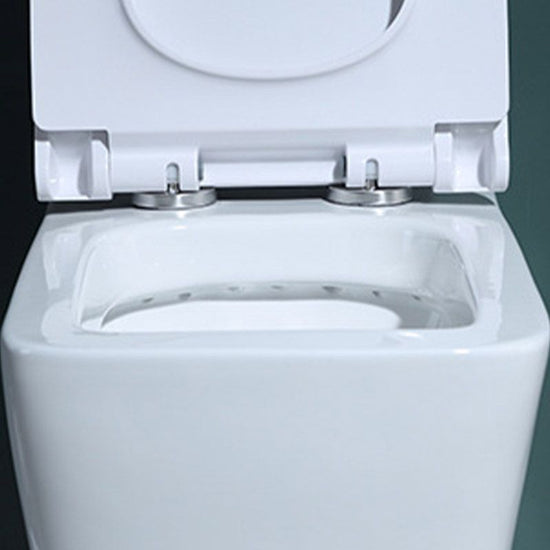Modern Concealed Tank Toilet Skirted Ceramic Wall Hung Flush Toilet ...