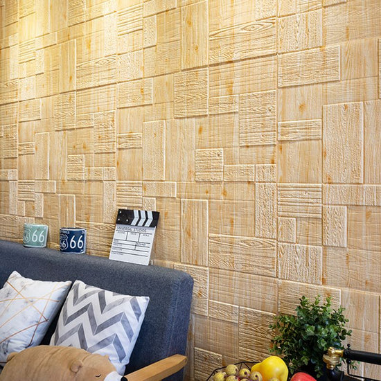 3D Wall Panel Farmhouse Style Simple Home Living Room Panel Wall (10 ...