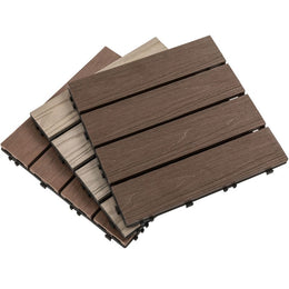 Outdoor Floor Board Stripe Composite Waterproof Square Deck Plank ...