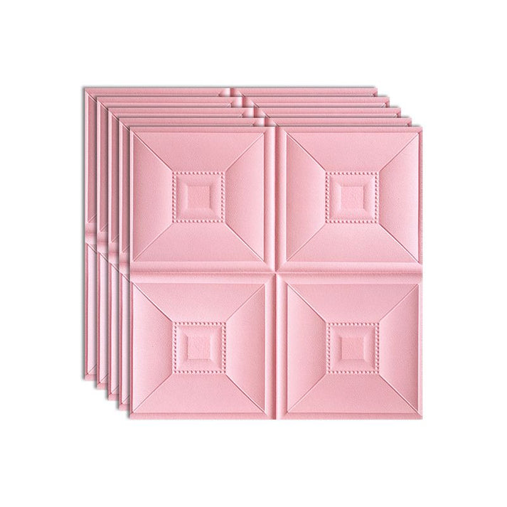 Glam Peel and Stick Wall Paneling in Foam with 3D Embossed Panel ...
