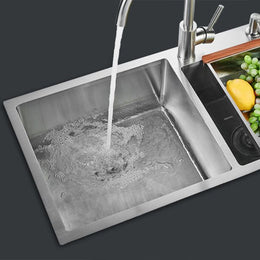 Contemporary Workstation Sink Stainless Steel Undermount Kitchen Sink ...