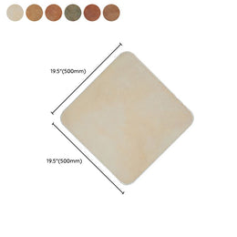 Square Floor Tile Straight Edge Traditional Style Singular Tile - Clearhalo