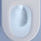 Modern Ceramic Flush Toilet 1 Piece Toilet Bowl for Bathroom - Clearhalo