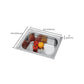 Modern Style Kitchen Sink Dirt Resistant Drop-In Kitchen Sink with ...