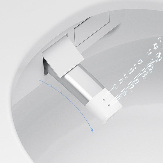 Modern Siphon Jet Flush Toilet Colonial White Heated Seat Urine Toilet ...