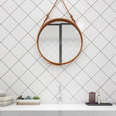 Modern Kitchen Backsplash Tile Plaid Print Peel and Stick Backsplash ...