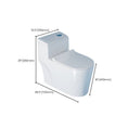 Contemporary Floor Mounted Toilet Bowl One-Piece Toilet for Washroom ...