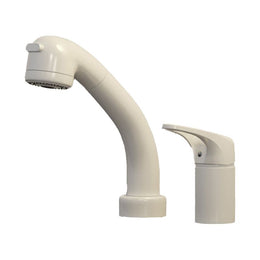 Vessel Sink Faucet Lever Handle Swivel Spout with Pull Down Sprayer ...