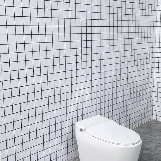Modern Bathroom Wall Tile Peel and Stick Waterproof Imitation Ceramic ...