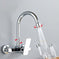 Contemporary Centerset Bathroom Faucet Single Handle Swivel Spout ...