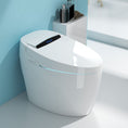Contemporary Floor Standing Bidet Elongated Smart Bidet with Heated ...