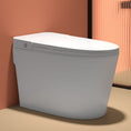 Modern Skirted Toilet Bowl Siphon Jet Toilet with Seat for Bathroom ...