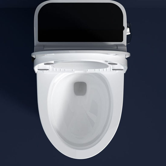 Modern Elong Toilet Bowl Siphon Jet Toilet with Seat for Bathroom ...